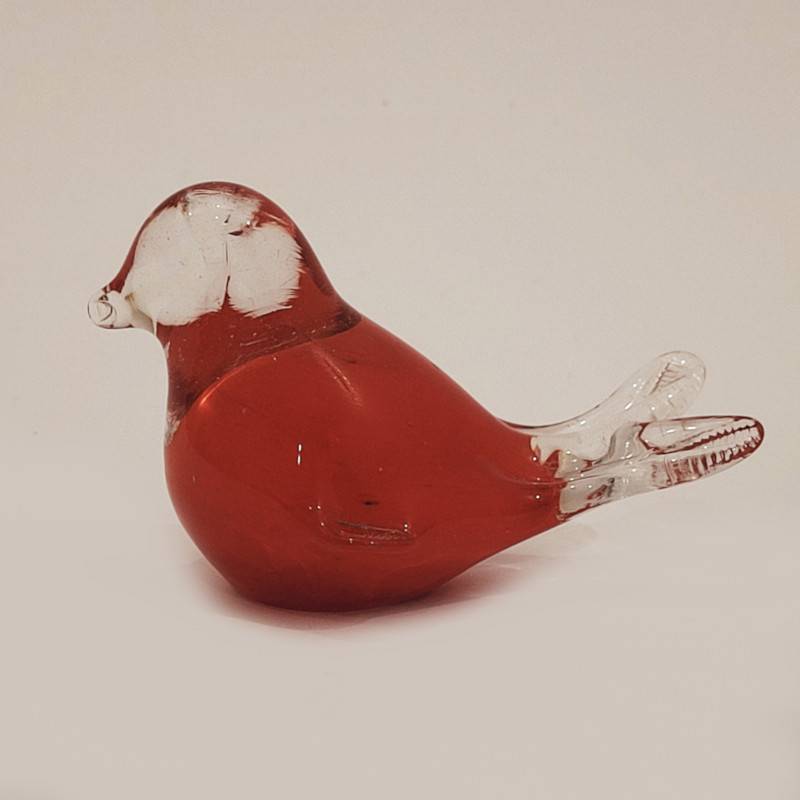 Clear glass figurines with alabaster - Bird - animals - SKLEP PIEŃSKIE ...